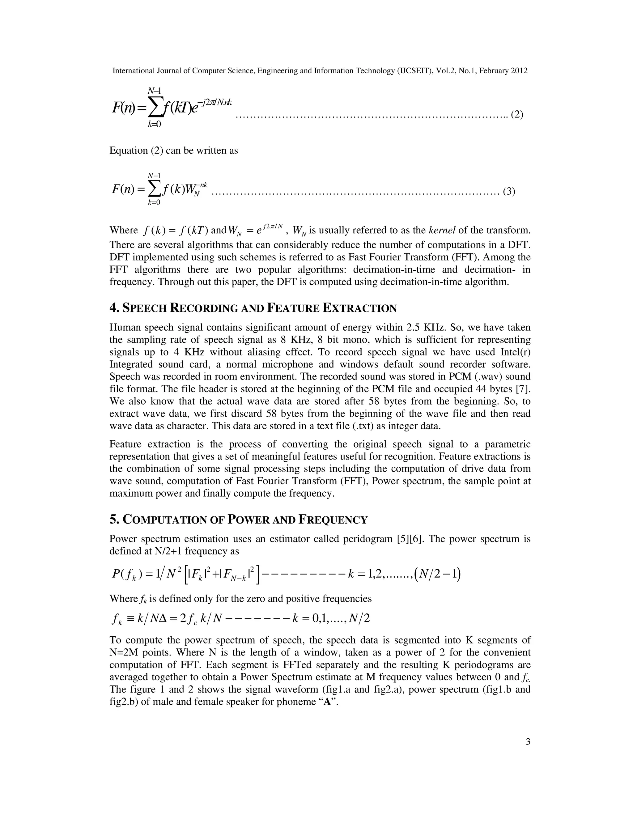Gender Recognition System Using Speech Signal Pdf