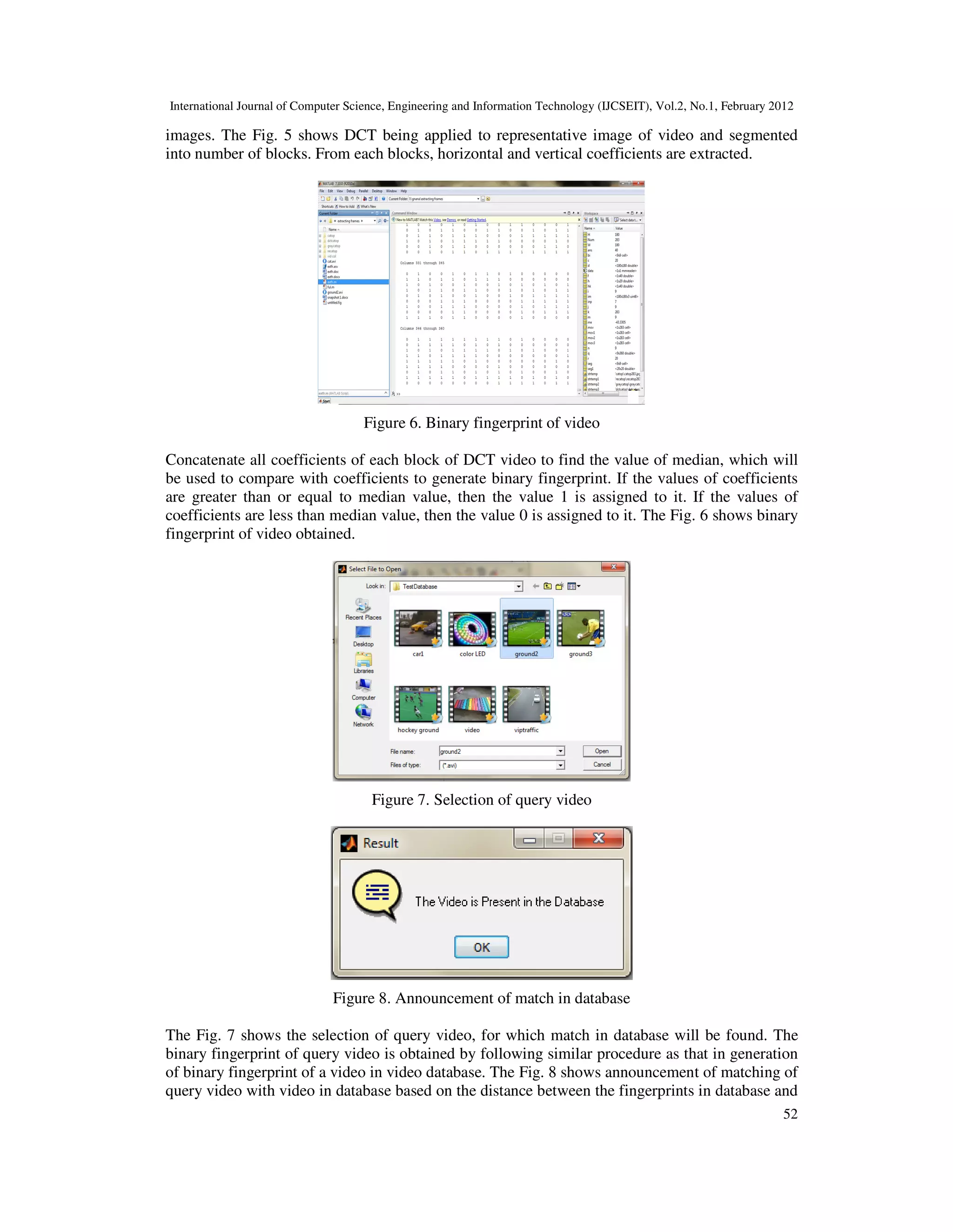 Performance Analysis Of Fingerprinting Extraction Algorithm In Video