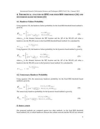 HANDOVER NECESSITY ESTIMATION FOR 4G HETEROGENEOUS NETWORKS | PDF