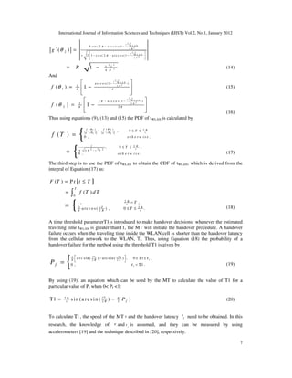 HANDOVER NECESSITY ESTIMATION FOR 4G HETEROGENEOUS NETWORKS | PDF