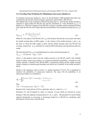 HANDOVER NECESSITY ESTIMATION FOR 4G HETEROGENEOUS NETWORKS | PDF