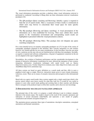 SEMANTIC VISUALIZATION AND NAVIGATION IN TEXTUAL CORPUS | PDF