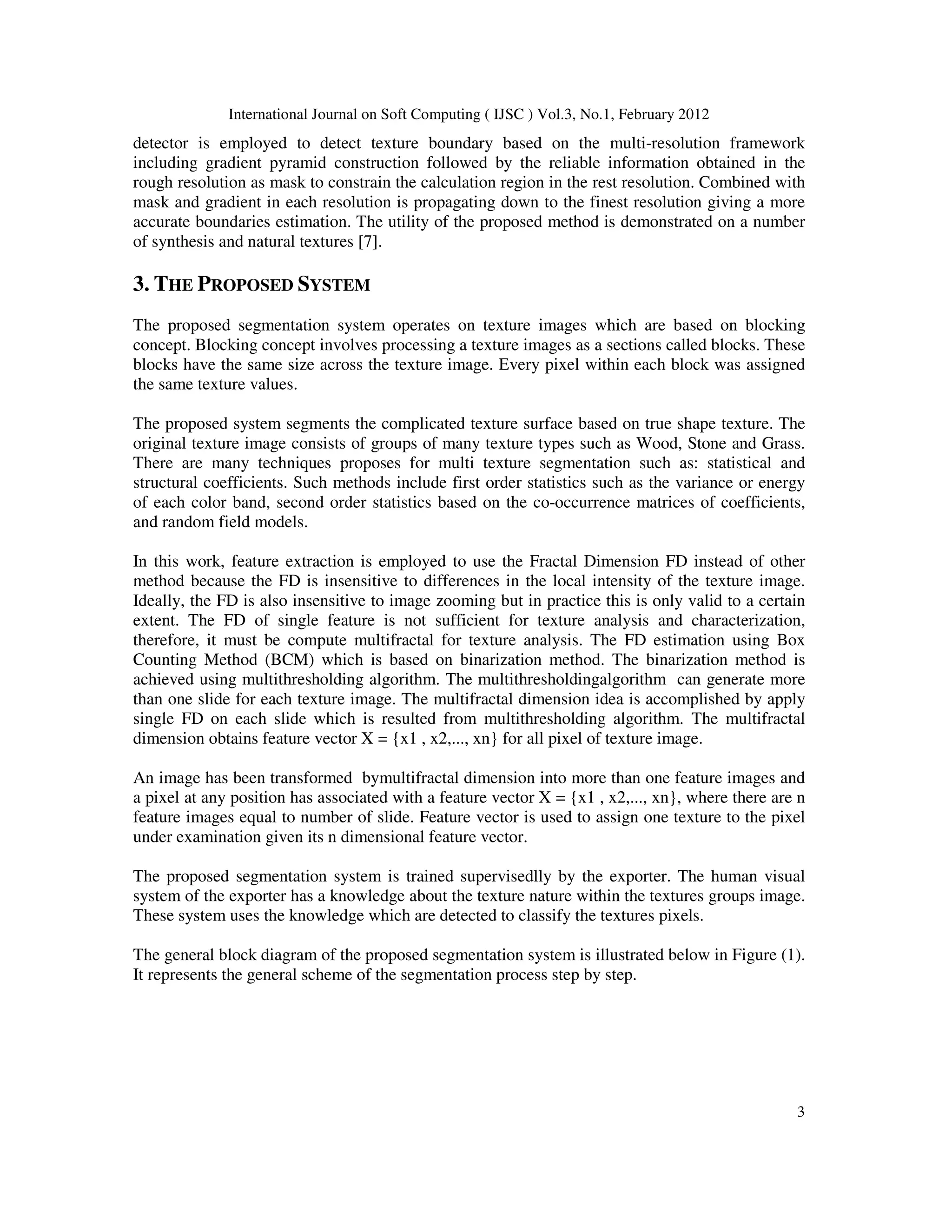 Texture Segmentation Based on Multifractal Dimension | PDF