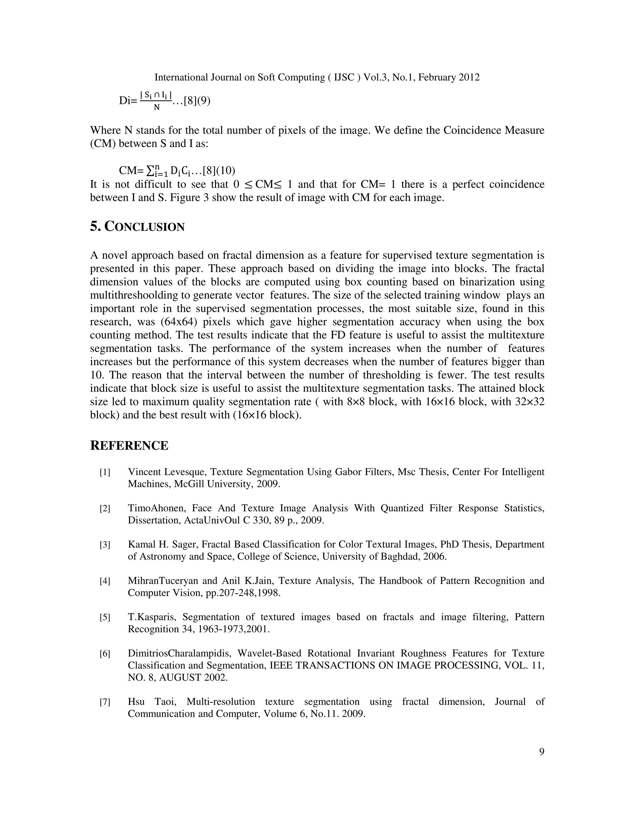 Texture Segmentation Based on Multifractal Dimension | PDF