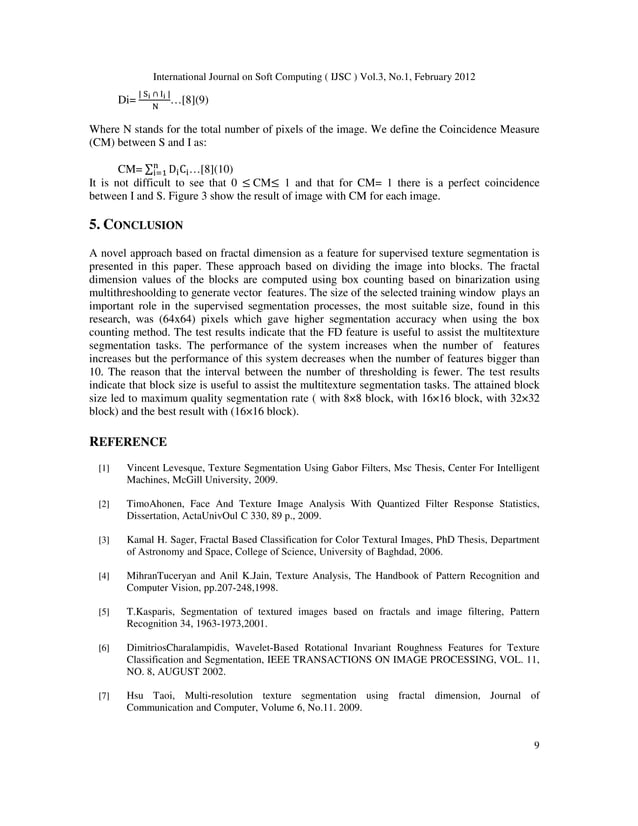 Texture Segmentation Based on Multifractal Dimension | PDF