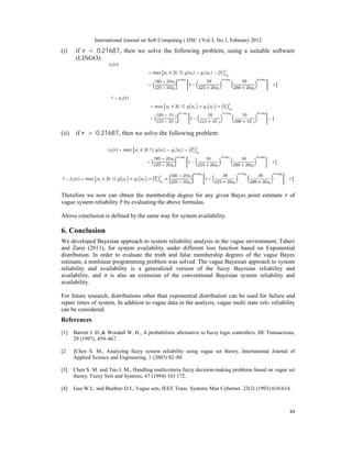 Bayesian system reliability and availability analysis underthe vague environment based on ...