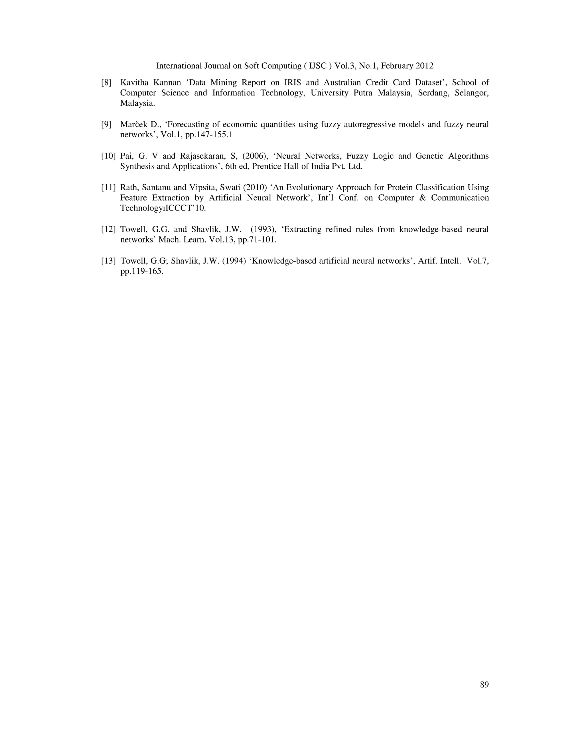An Approach for IRIS Plant Classification Using Neural Network | PDF