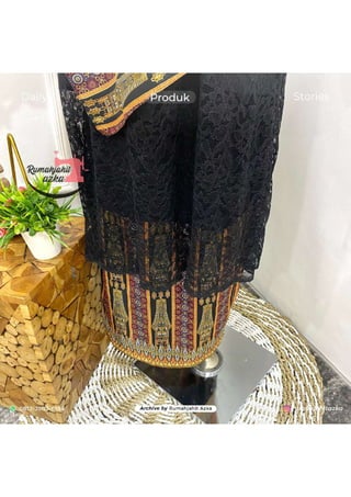 Kebaya Selendang Modern by Rumah Jahit Azka | PDF
