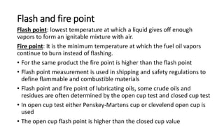 liquid fuel properties and methods to properties | PPTX