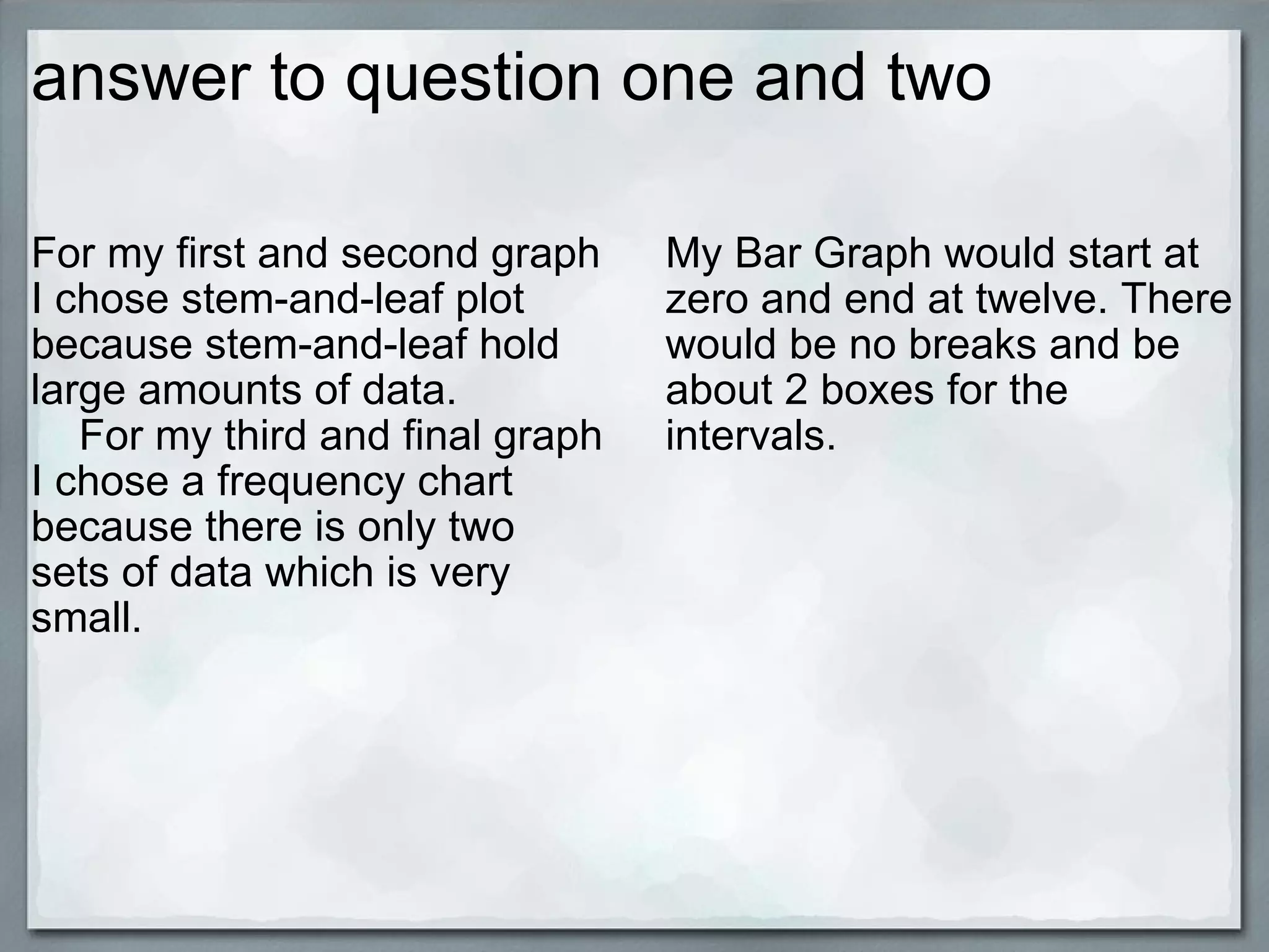 Stem- And- Leaf Diagram and Fequency charts | PPT