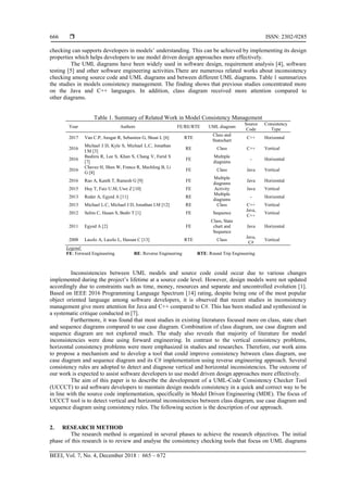 Improving Consistency of UML Diagrams and Its Implementation Using Reverse Engineering Approach ...