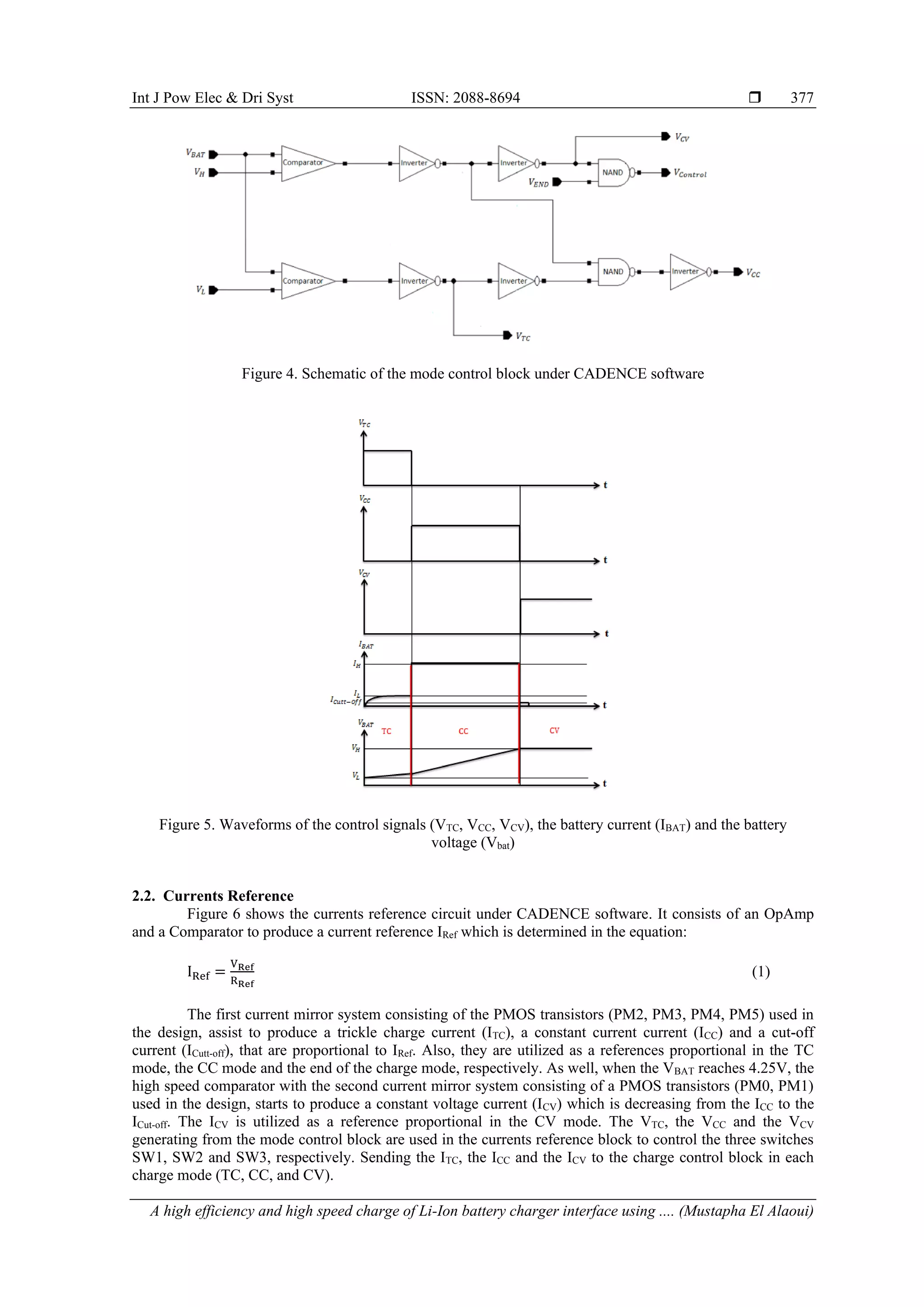 A high efficiency and high speed charge of Li-Ion battery charger ...