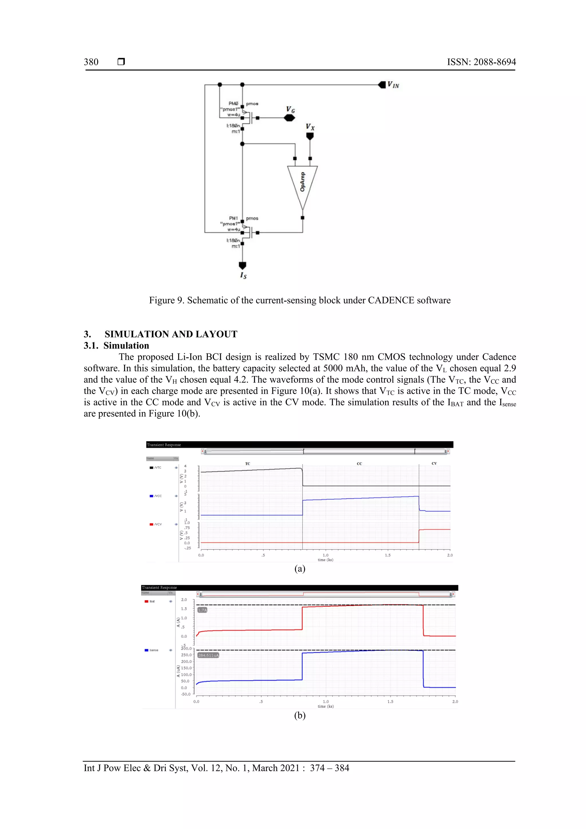 A high efficiency and high speed charge of Li-Ion battery charger ...