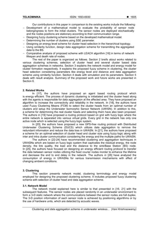 Clustering and data aggregation scheme in underwater wireless acoustic sensor network | PDF ...