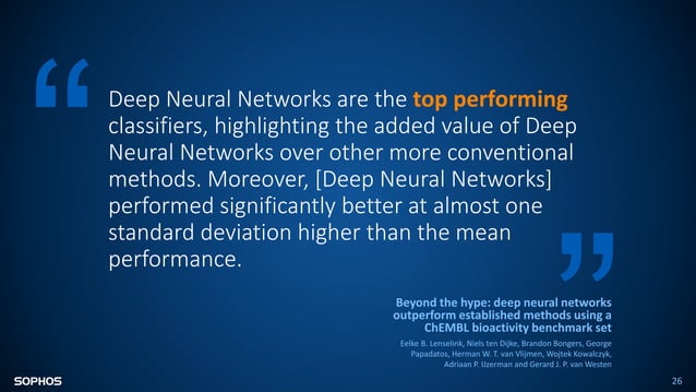 Deep Dive Into Deep Learning : How AI is Powering the Future of Endpoint Security | PPT