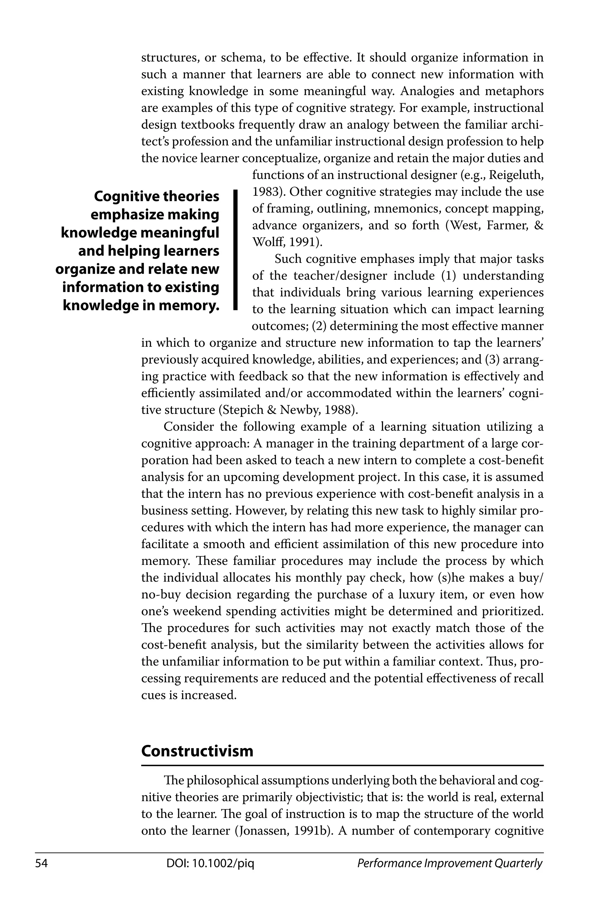 21143 ftp.pdf behaviorism constructivism and | PDF