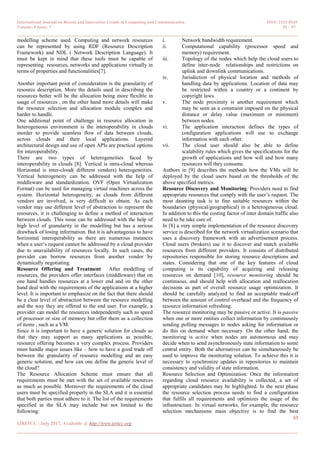 Challenges in Dynamic Resource Allocation and Task Scheduling in Heterogeneous Clouds | PDF