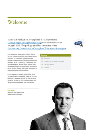 Living Longer, Living Better: Reform Report #2 - GT review Australia | PDF