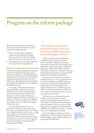 Living Longer, Living Better: Reform Report #2 - GT review Australia | PDF