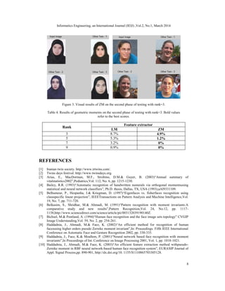 AN EFFICIENT FEATURE EXTRACTION METHOD WITH LOCAL REGION ZERNIKE MOMENT FOR FACIAL RECOGNITION ...