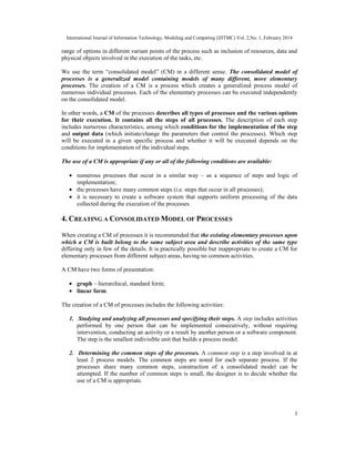 Consolidated Model of Procedures for Workflow Management | PDF