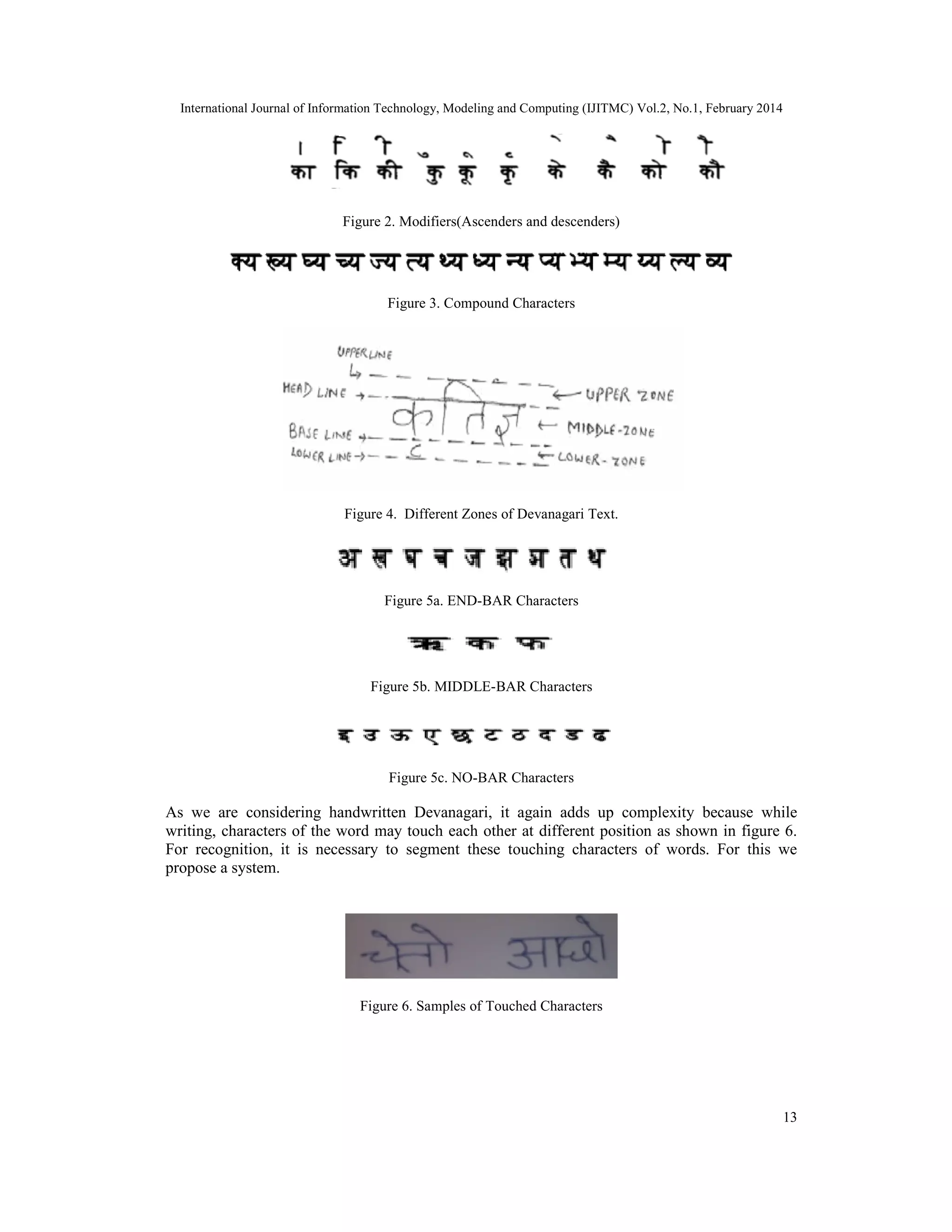 Fragmentation Of Handwritten Touching Characters In Devanagari Script Pdf