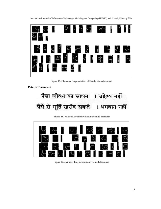 Fragmentation Of Handwritten Touching Characters In Devanagari Script Pdf