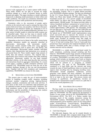 A Framework for Traffic Planning and Forecasting using Micro-Simulation Calibrations | PDF ...