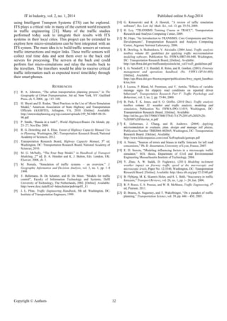 A Framework for Traffic Planning and Forecasting using Micro-Simulation Calibrations | PDF ...