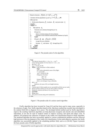 Integrated bio-search approaches with multi-objective algorithms for optimization and ...