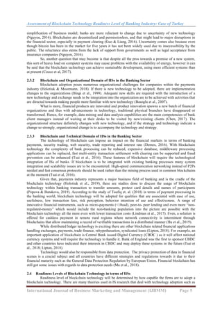 Assessment of Blockchain Technology Readiness Level of Banking Industry ...