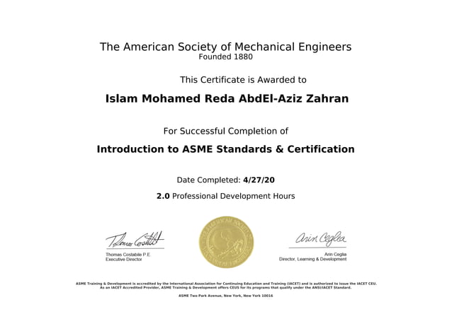 Introduction to ASME Standards & Certification | PDF