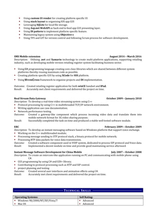 Jack Chen Final Resume C# | DOC