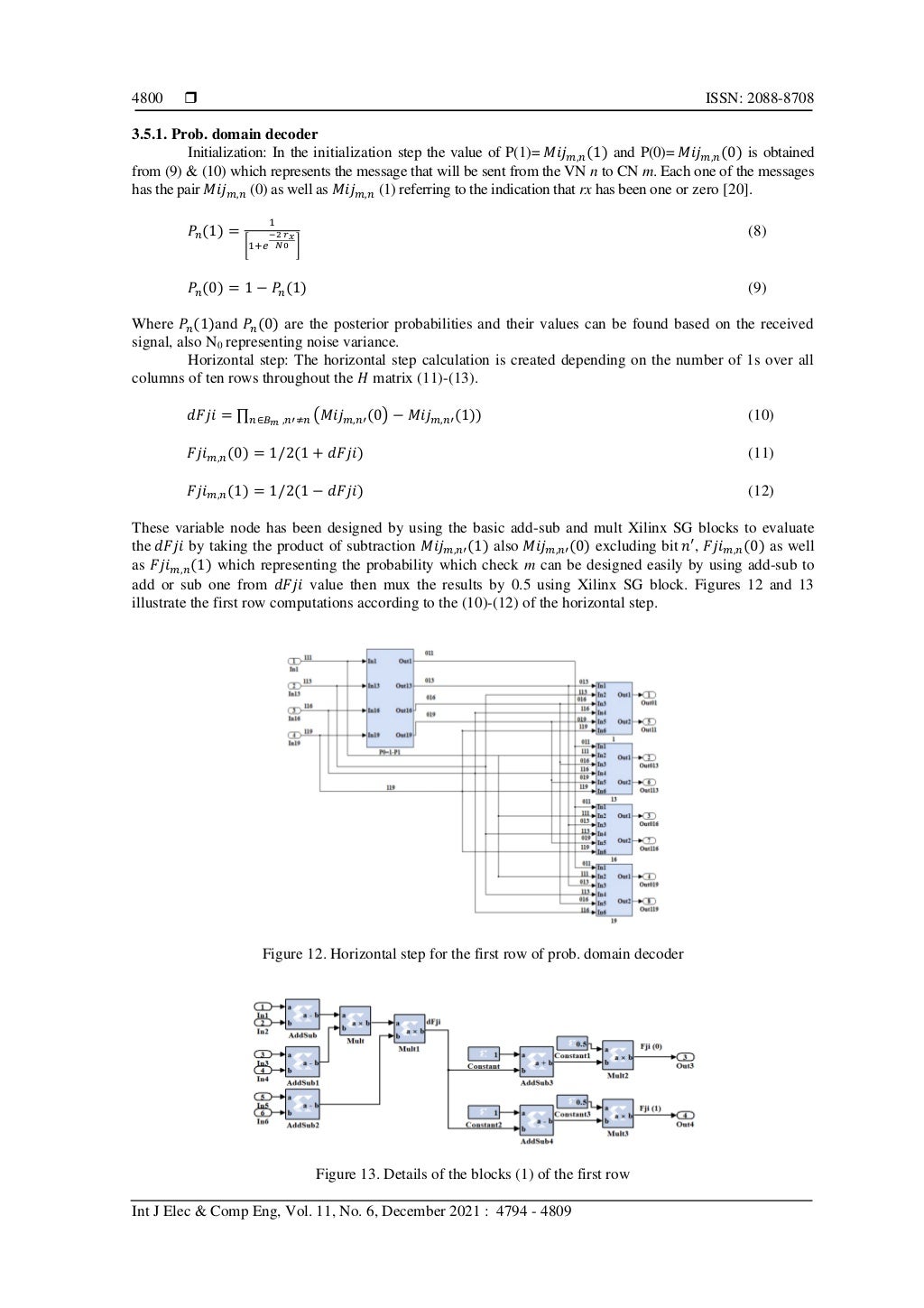 Fpga Implementation Of Ldpc Soft Decision Decoders Based Dcsk For Spread Spectrum Applications