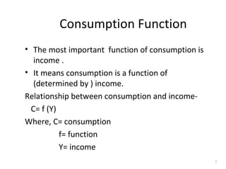 21157 consumption function | PPT