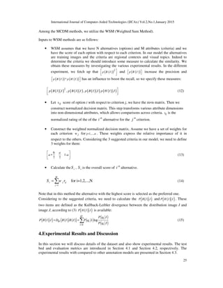A Multi Criteria Decision Making Based Approach for Semantic Image Annotation | PDF
