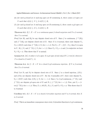 ON β-Normal Spaces | PDF
