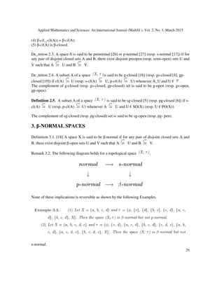ON β-Normal Spaces | PDF