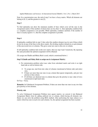 An Application of Assignment Problem in Laptop Selection Problem Using MATLAB | PDF