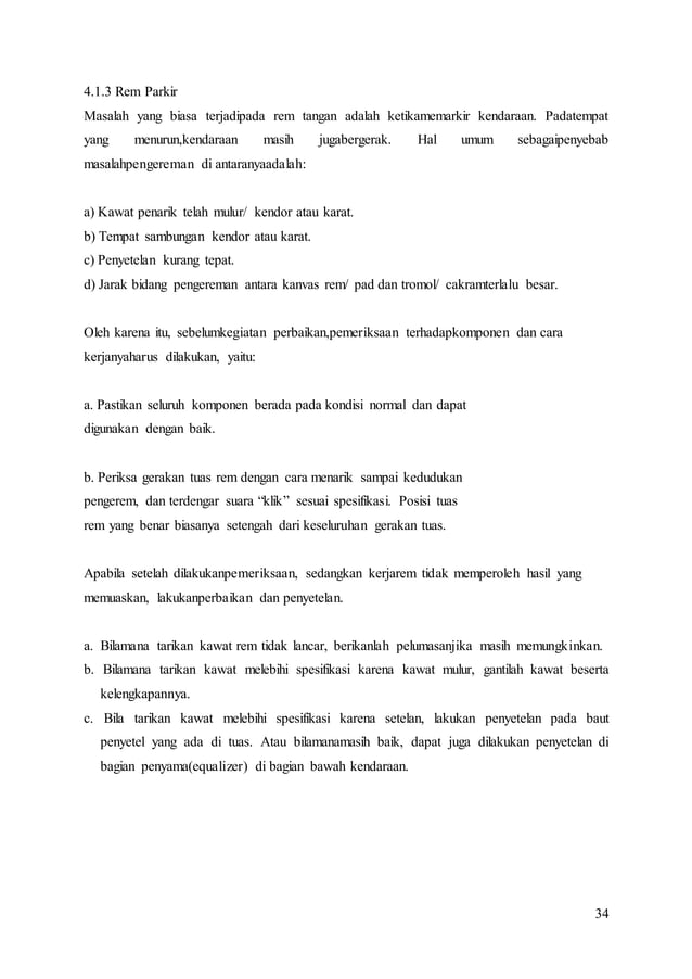 211656541 laporan-pkl-politeknik-negeri-banjarmasin-di-nusantara-indah-sistem-pengereman-pada ...