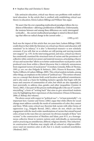 Critical Multiculturalism Theory And Praxis Stephen May Editor | PDF