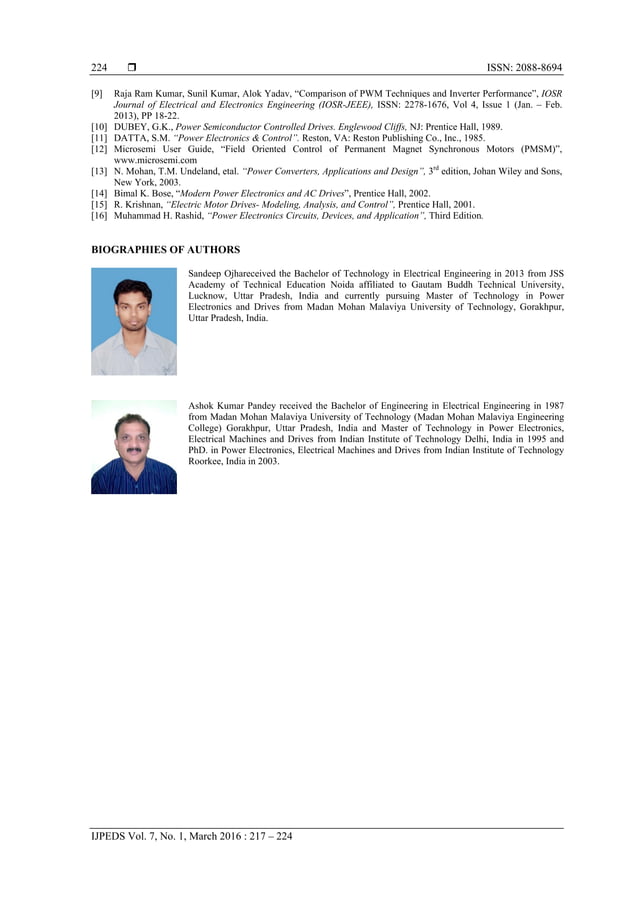 Close Loop V/F Control of Voltage Source Inverter using Sinusoidal PWM ...