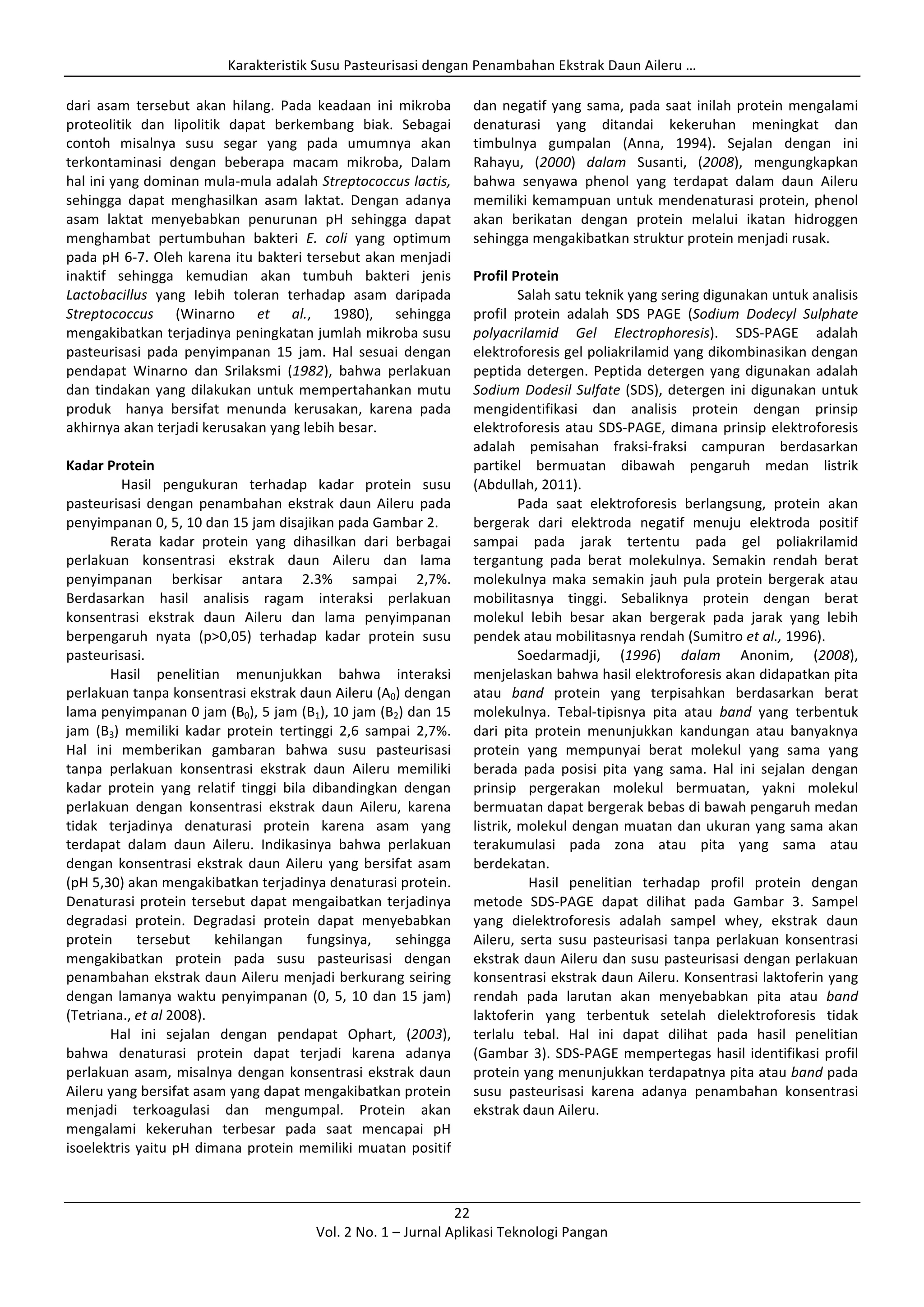 211829 karakteristik susu pasteurisasi dengan penambahan ekstrak daun aileru low res | PDF