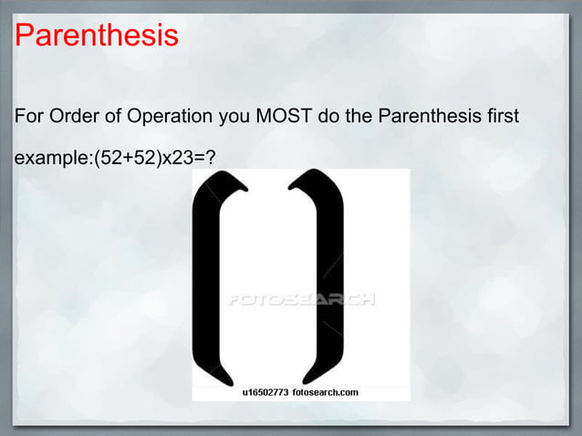 Order of Operations | PPT