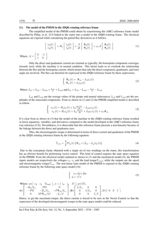 Newly fault-tolerant indirect vector control for traction inverter | PDF
