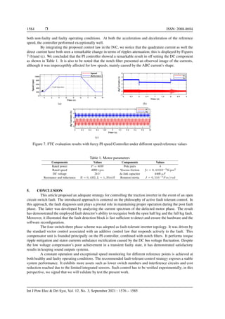 Newly fault-tolerant indirect vector control for traction inverter | PDF