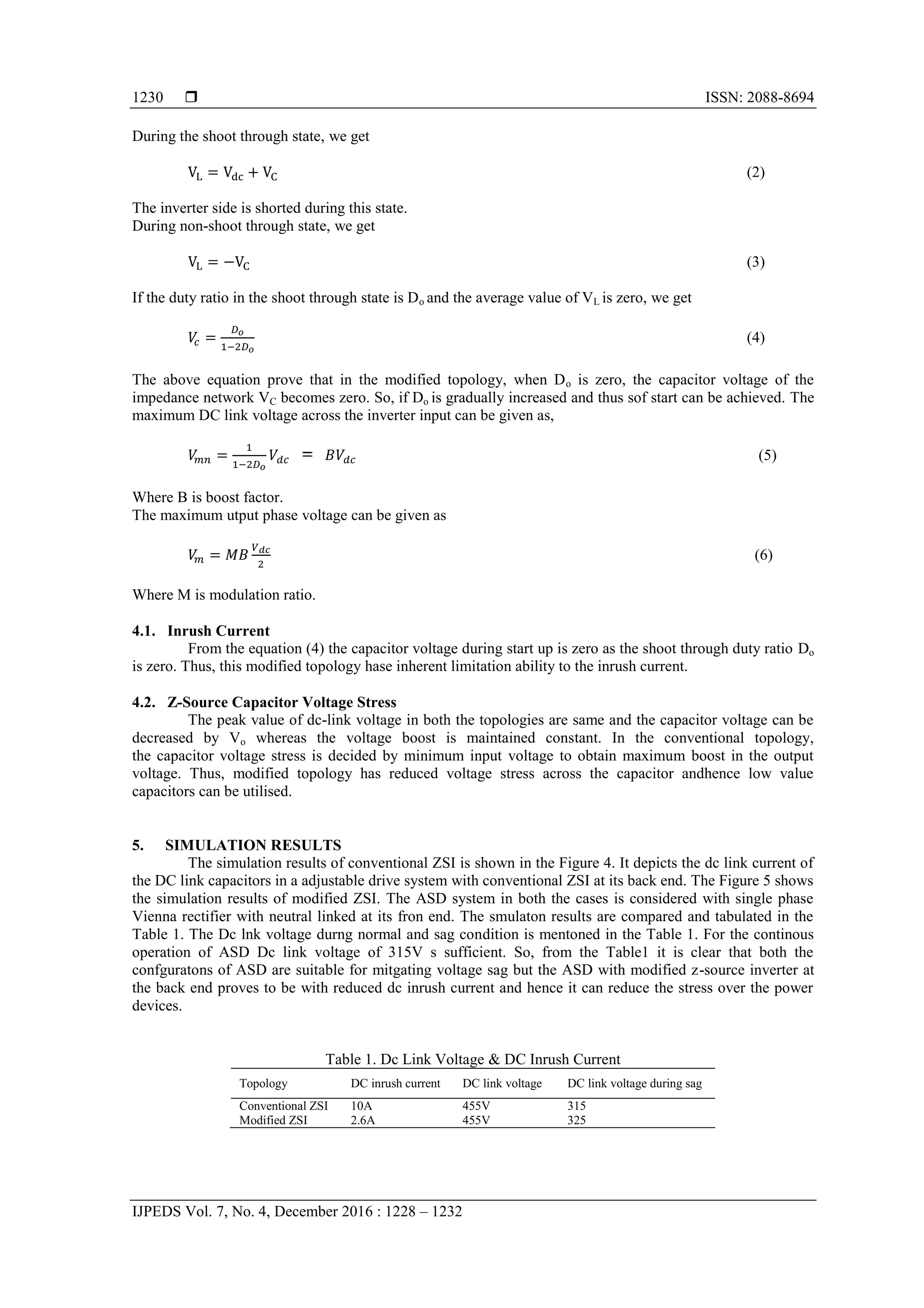 A DC Inrush Current Minimisation Method using Modified Z-Source ...