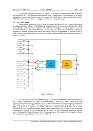 Active battery balancing system for electric vehicles based on cell ...