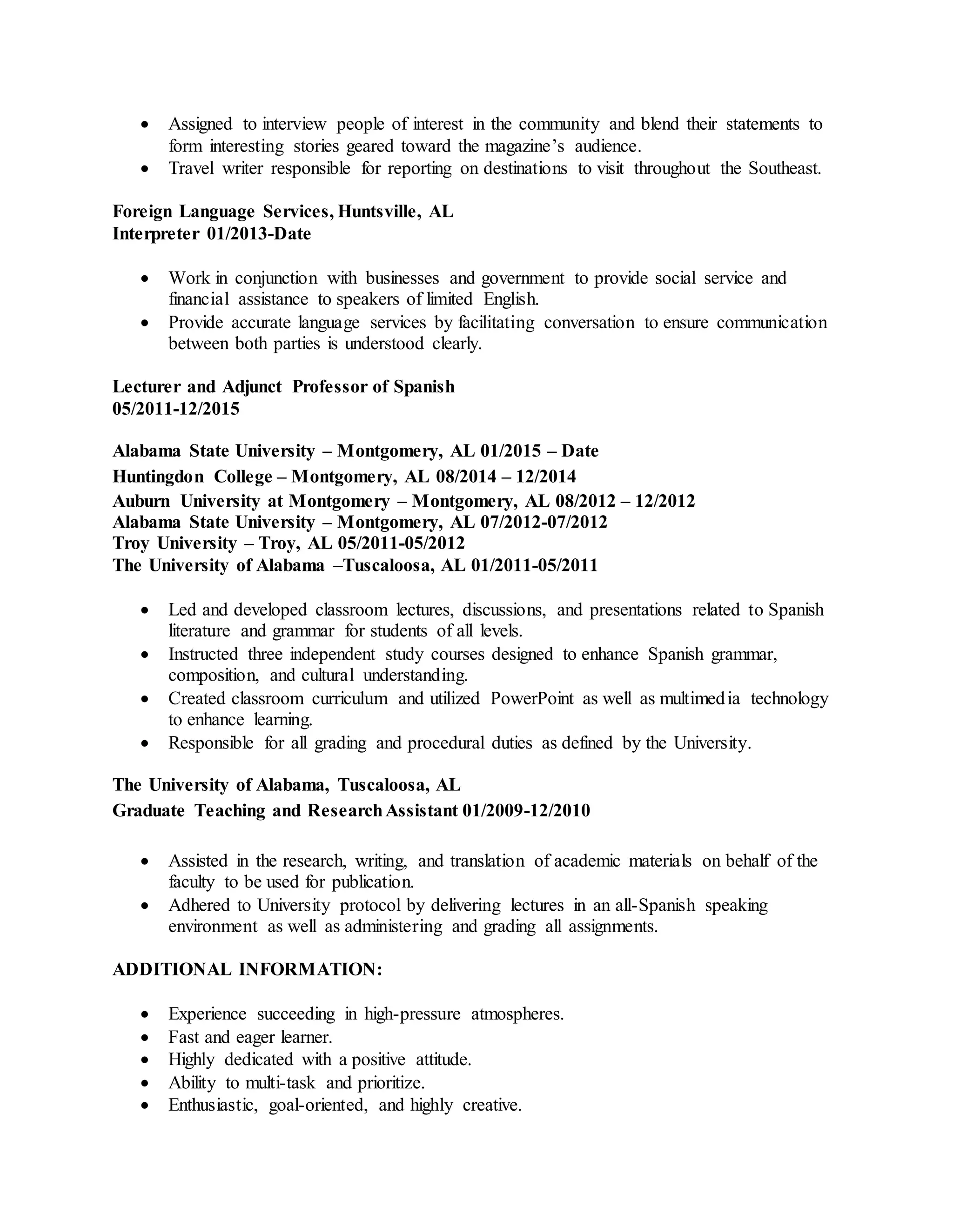 Liz Ely Resume | PDF