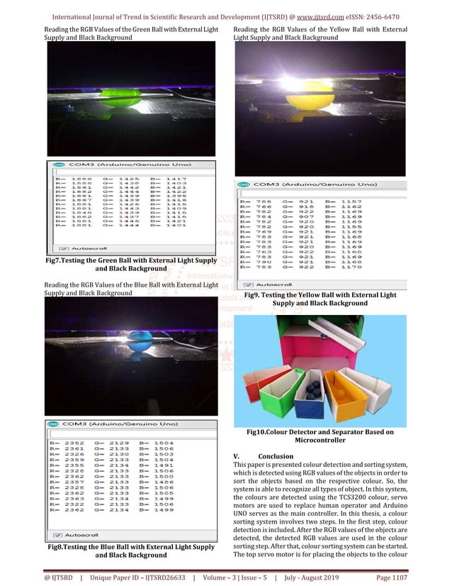 Colour Detector and Separator Based on Microcontroller | PDF